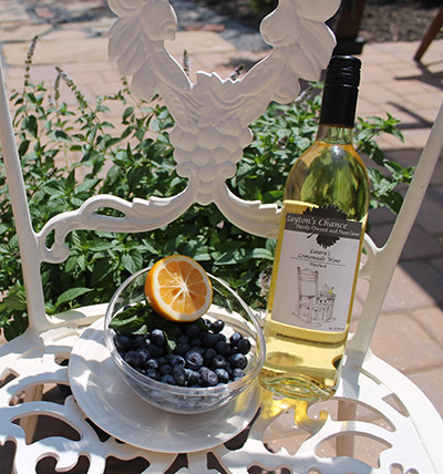 Laura’s Lemonade-Blueberry Sangria - Layton's Chance Vineyard and Winery.
